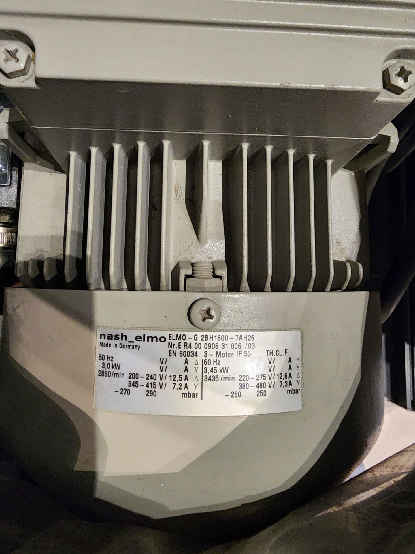 NASH_ELMO ELMO-G 2BH1600-7AH26-Blower Otomasyon Ekipmanları ve Malzemeleri